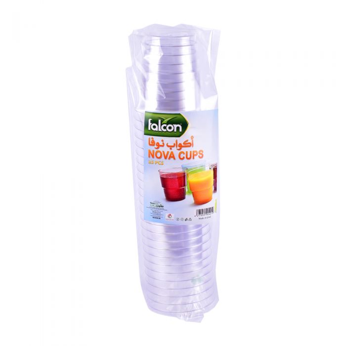 Falcon Nova Cup Clear/color 25p