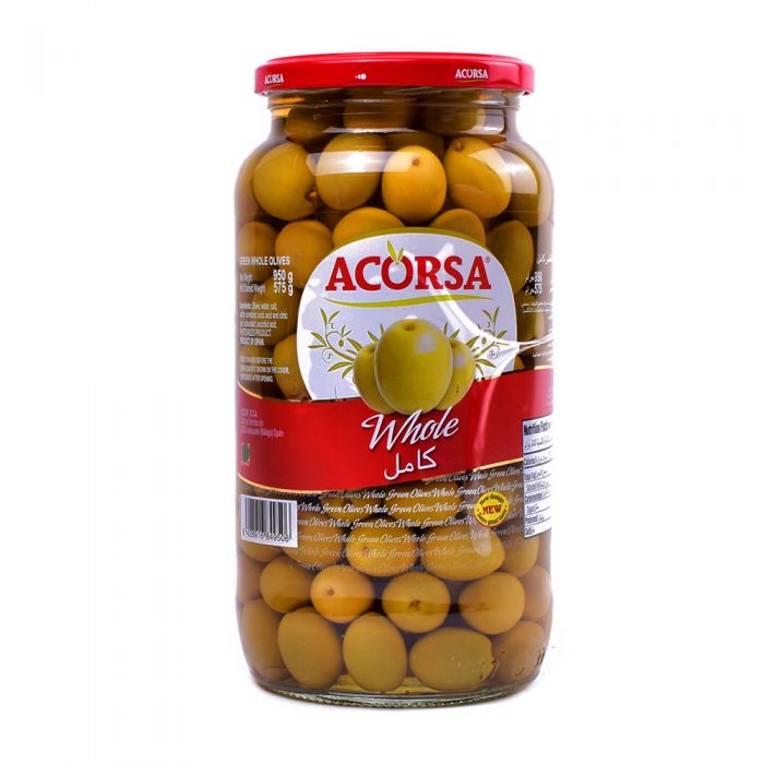 Acorsa Olive Green Whole 575gm
