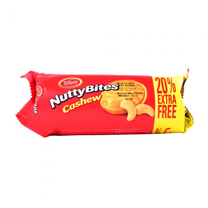 Tiffany Nutty Bites Cashew Biscuits 90g