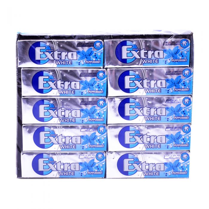 Wrigleys Extra White Peppermint Pellet 10gm