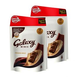 Galaxy Choco Minis 2x162.5gm