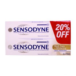 Sensodyne Multi Care Whitening Toothpaste 2x75ml