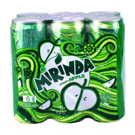 Mirinda Green Apple Tin 6x355ml