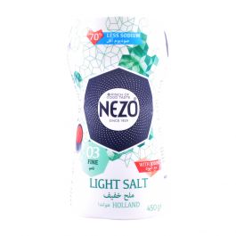 Nezo Salt Low Sodium With Iodine 450gm