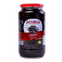 Acorsa Olive Black Sliced 450GM